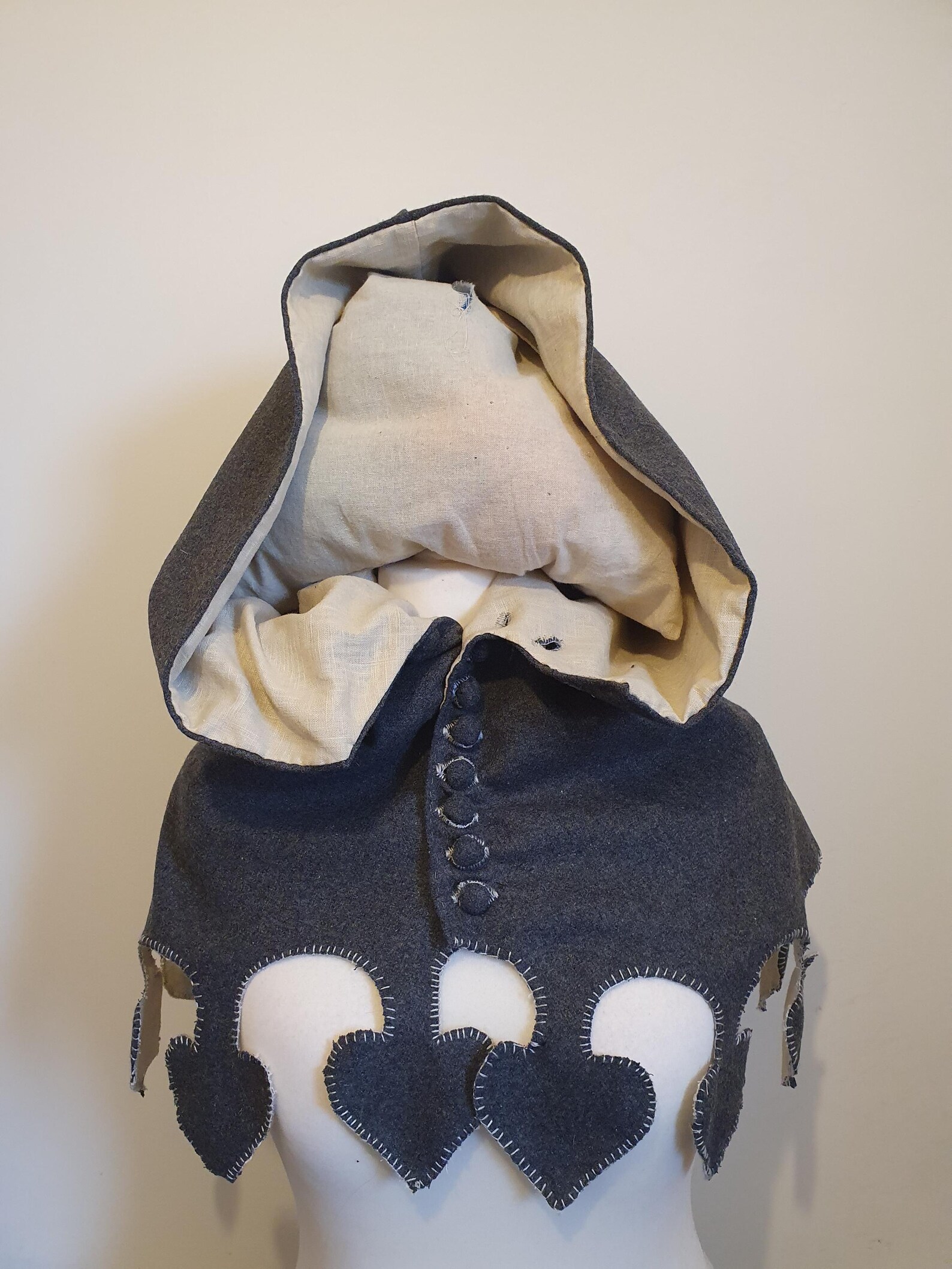 Custom Embroidered Medieval Hood MADE TO ORDER - Etsy