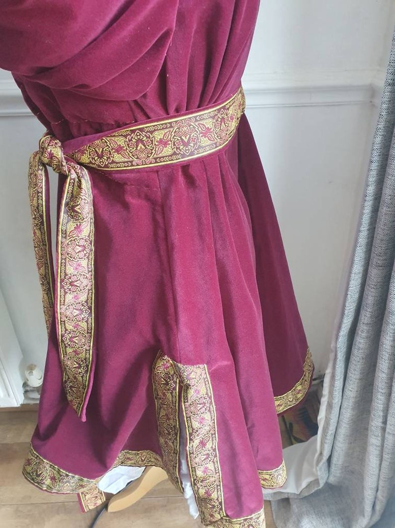 Custom Made to Order Medieval Houpelande Tunic With Split Sleeves - Etsy