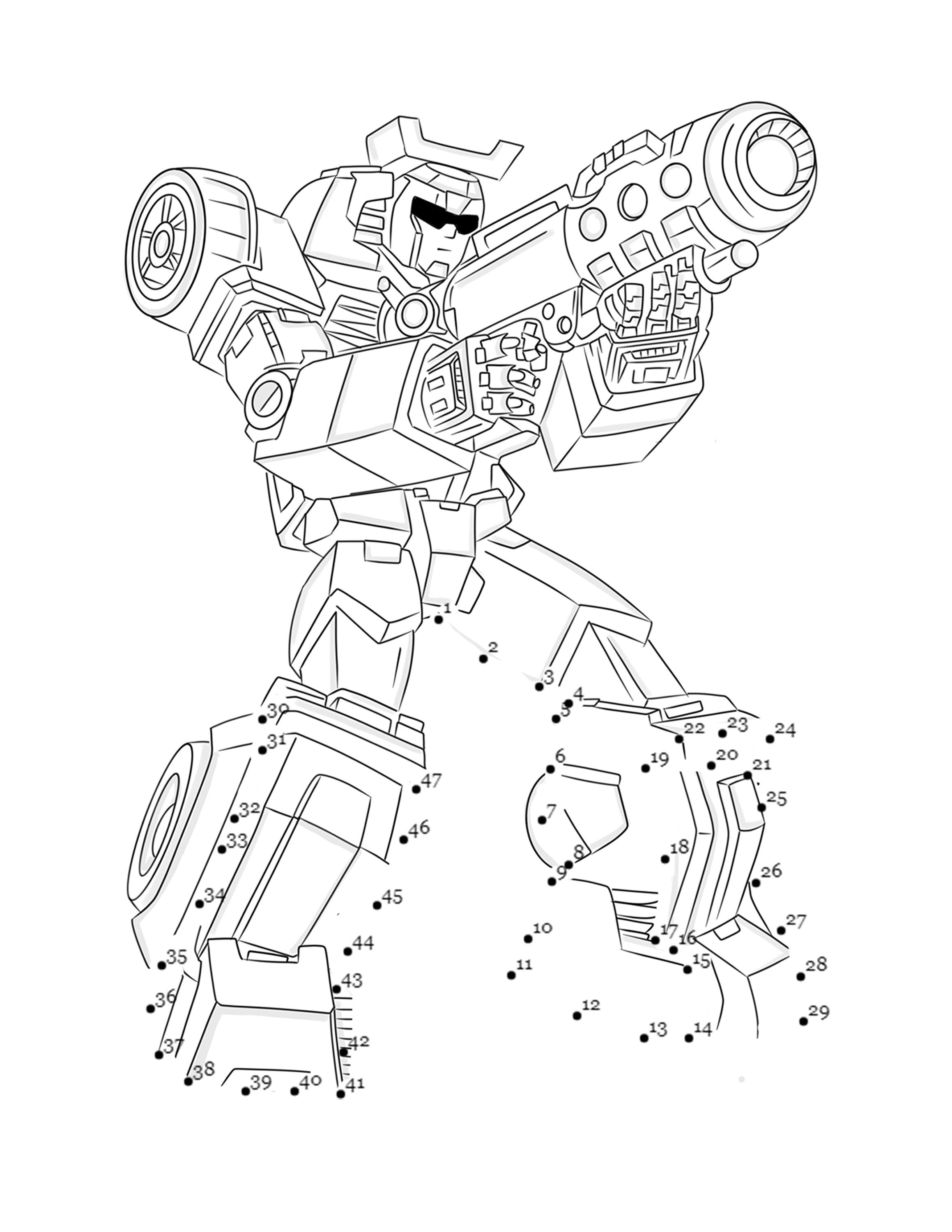 Transformers Lego Coloring Pages