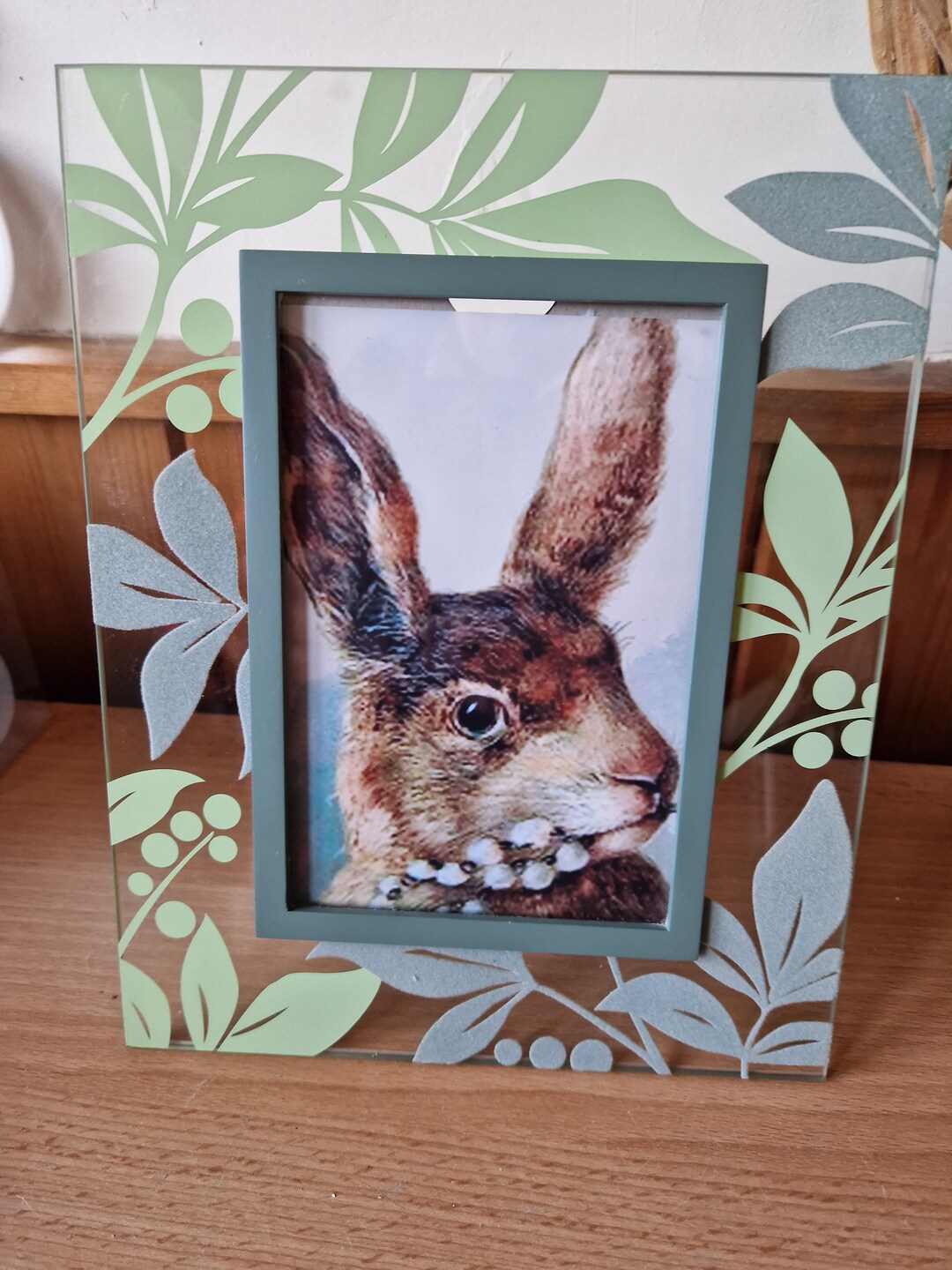 Green Leaf Picture Frame - Etsy