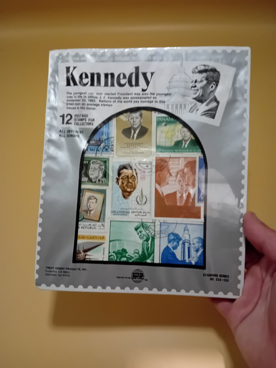 Vintage NIB US President Kennedy Postage Stamp Collection, Treat Hobby ...