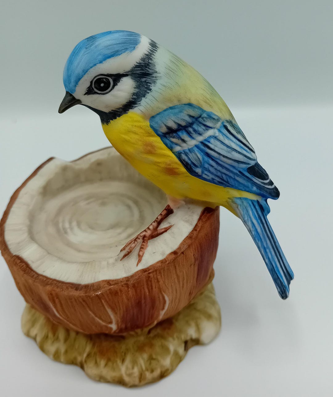 Vintage Maruri Porcelain Blue Tit Bird, Porcelain Figurine - Etsy
