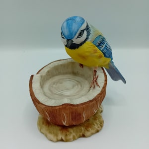 Vintage Maruri Porcelain Blue Tit Bird, Porcelain Figurine - Etsy