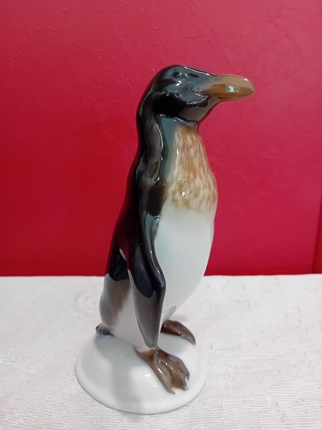 Highly Rare Vintage Rosenthal Large Penguin, Gloss Finish, German ...