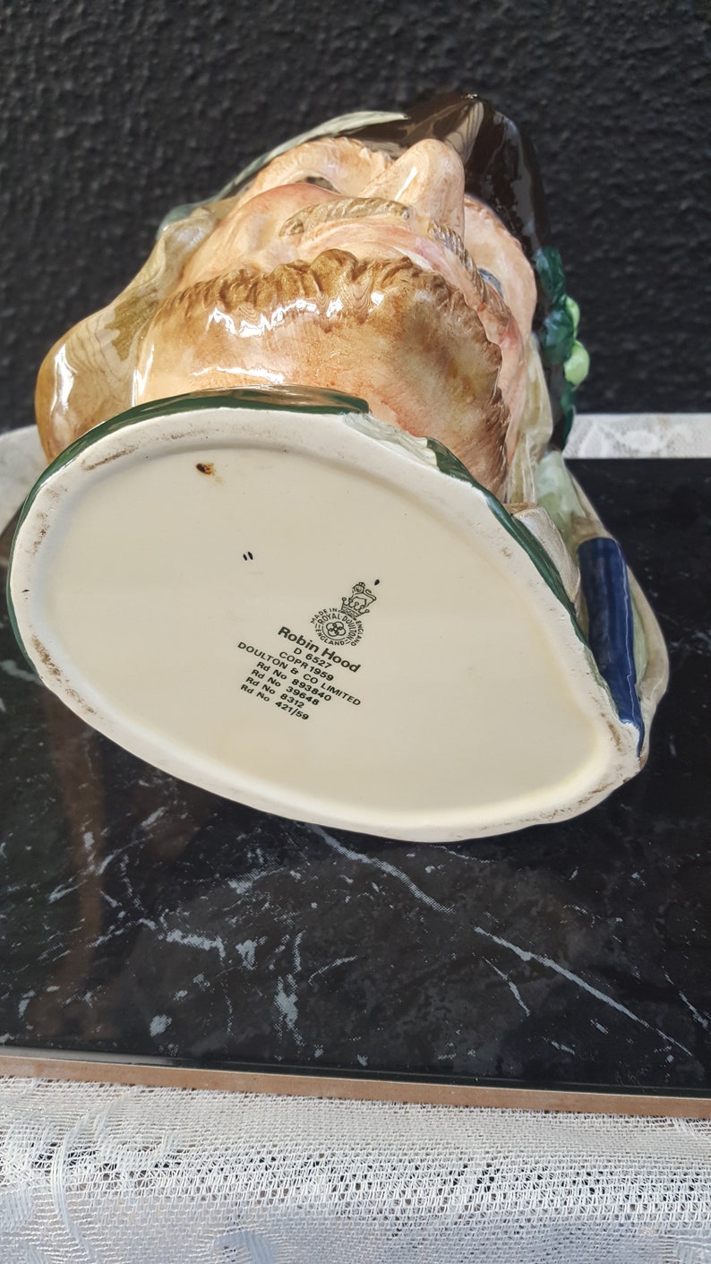 Vintage Royal Doulton Robin Hood Character Toby Jug. - Etsy