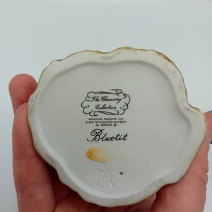 Vintage Maruri Porcelain Blue Tit Bird, Porcelain Figurine - Etsy