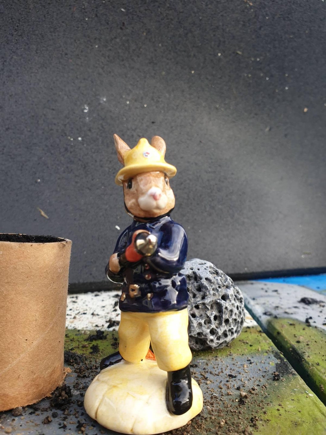 Vintage Bunnykins Fireman Bunny, Collectible Figurine, Gift Idea ...