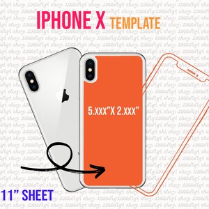IPhone X Svg, iPhone X Template, Phone X Svg, Phone X Template, Phone ...