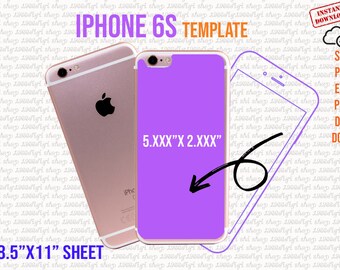 Phone 6s Template | Etsy