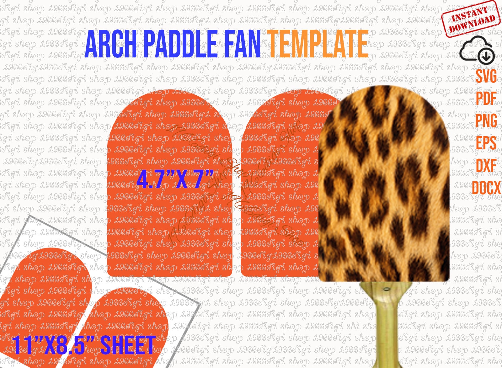 Paddle Template Paddle Arch Fan Template Paddle Fan - Etsy