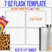 Flask Template, Bundle Flask Svg, Bundle Flask Template, Flask 5,6,7,8 ...