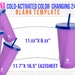 Manna Cup Template SVG, Color Changing Cup Full Wrap (digital Download ...