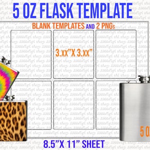Flask Template, Bundle Flask Svg, Bundle Flask Template, Flask 5,6,7,8 ...