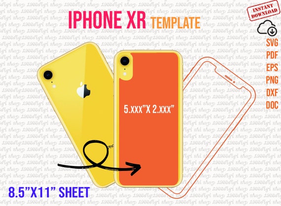 Iphone XR Template Phone XR Template Iphone XR Svg Iphone - Etsy