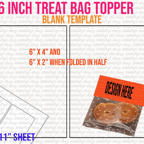 Blank Bag Topper - Etsy