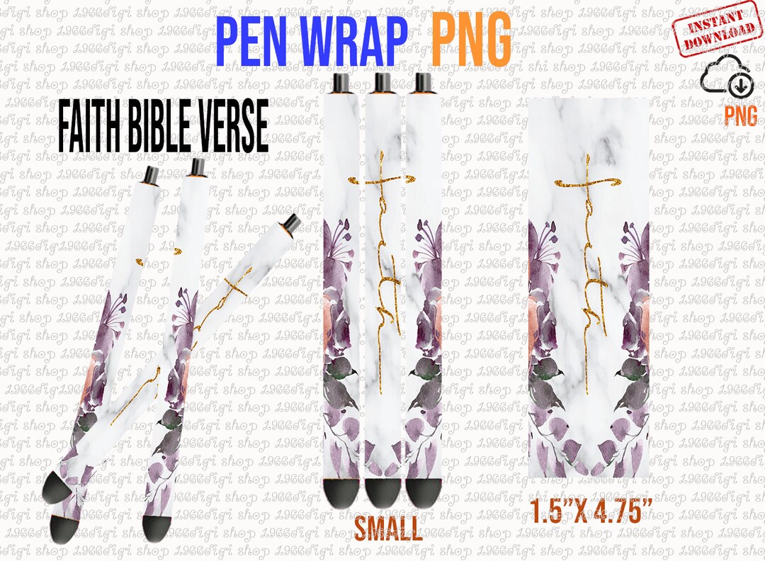 Pen Wrap Png, Faith Bible Verse Pen Wrap Png, Faith Png, Faith ...