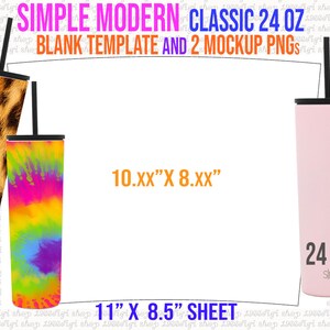 Simple Modern Template, Simple Modern Bundle 6 Templates, 12,16,20,24 ...