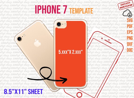Iphone Template 7 Withcase