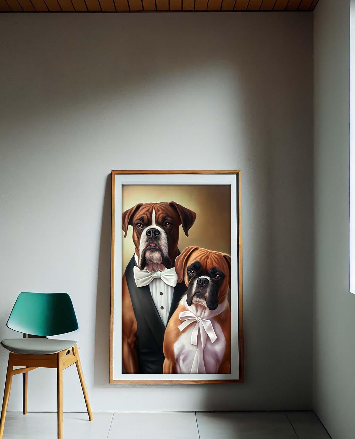 Boxer Wedding Art Decor Instant Download Portrait Wall - Etsy