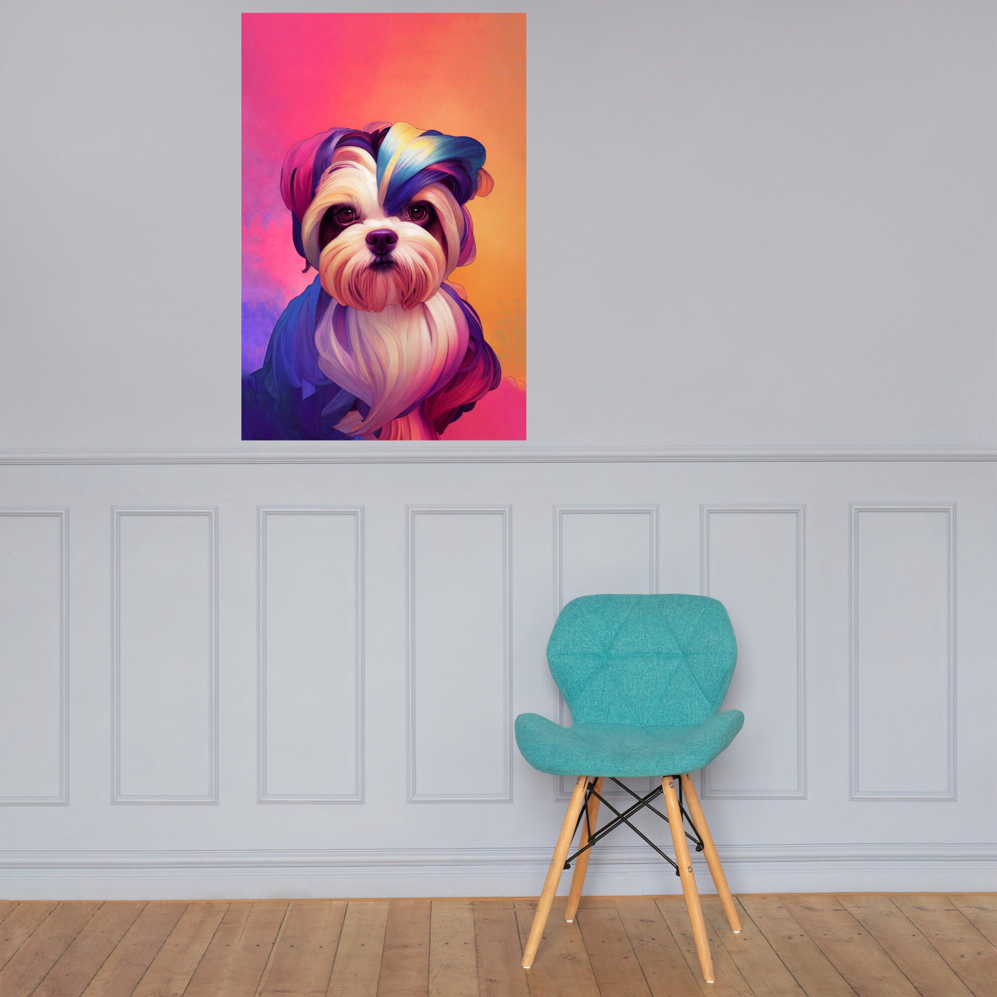 Shih Tzu Art Print Shih Tzu Instant Download Printable Home - Etsy