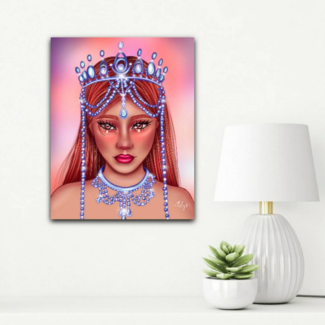 Art Print / Women / Queen / Art Print / Wall Decoration - Etsy