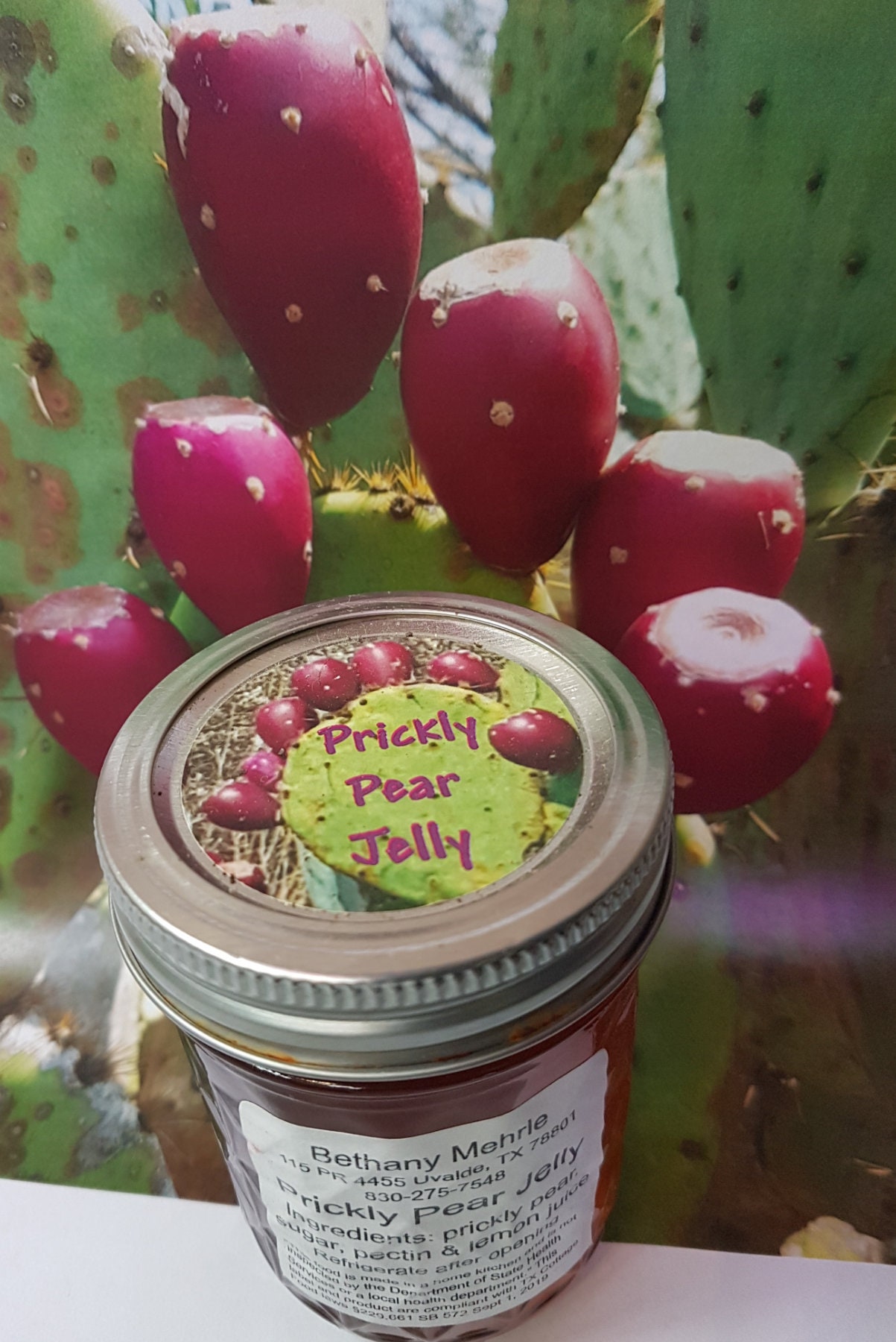 Prickly Pear Fruit Jelly