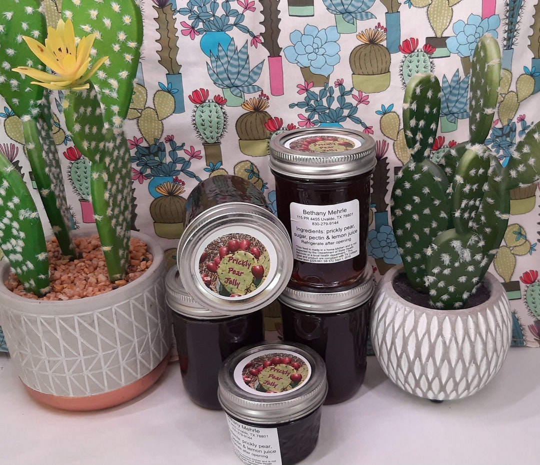 Dark Red Prickly Pear Cactus Fruit Jelly - Etsy