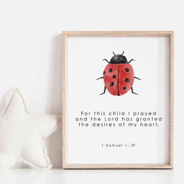 Ladybug Print - Etsy