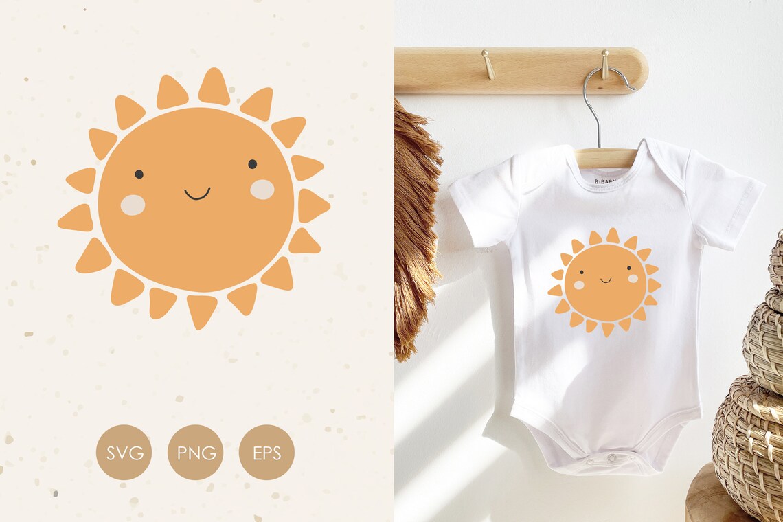 COMMERCIAL USE, Sun SVG, Sunshine Svg, Digital Download, Printable Sun ...