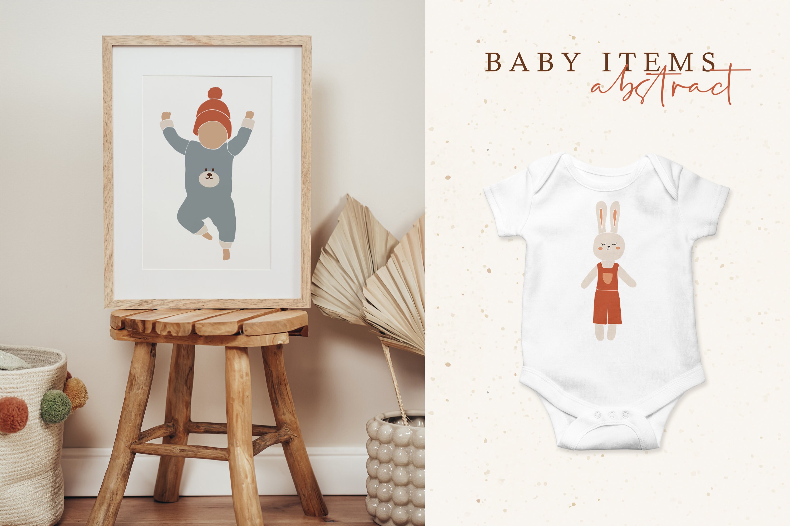 Abstract Baby Clipart Baby Elements PNG Nursery Baby Clip - Etsy
