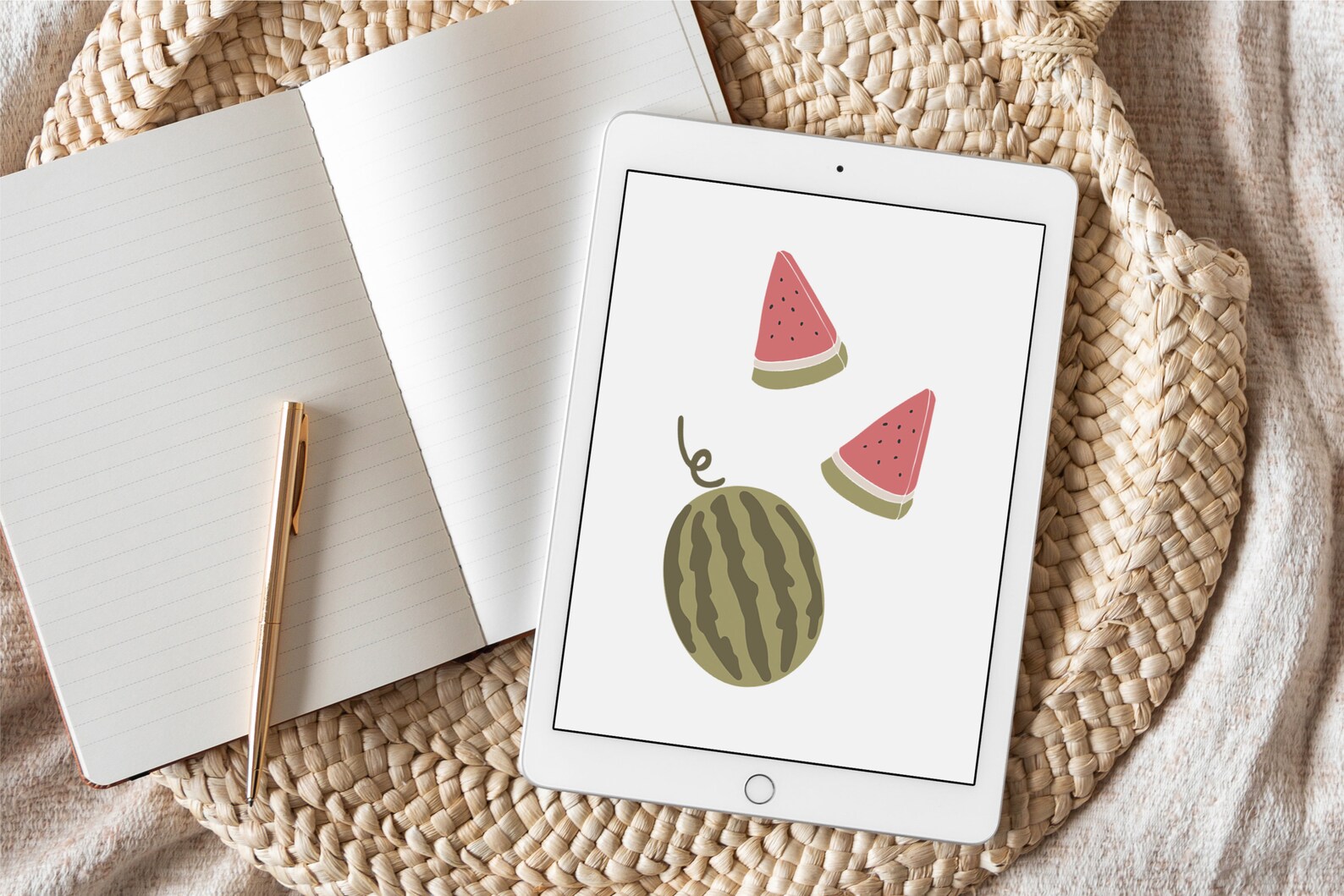 Boho Fruits Clipart Tropical Fruits Collection Digital - Etsy