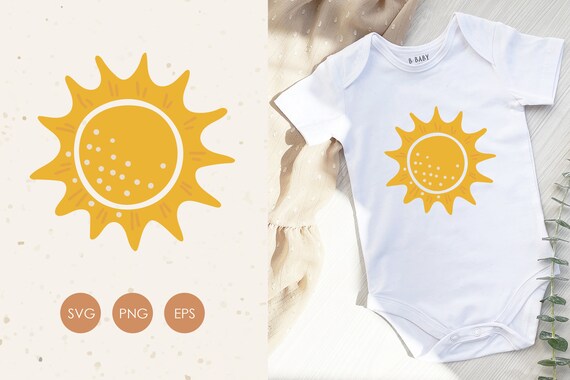COMMERCIAL USE Sun SVG Baby Sun Svg Instant Download - Etsy