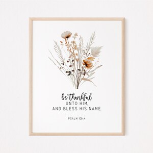Give Thanks Posters, Bible Verse Prints, Autumn Flowers, Cozy Autumn ...