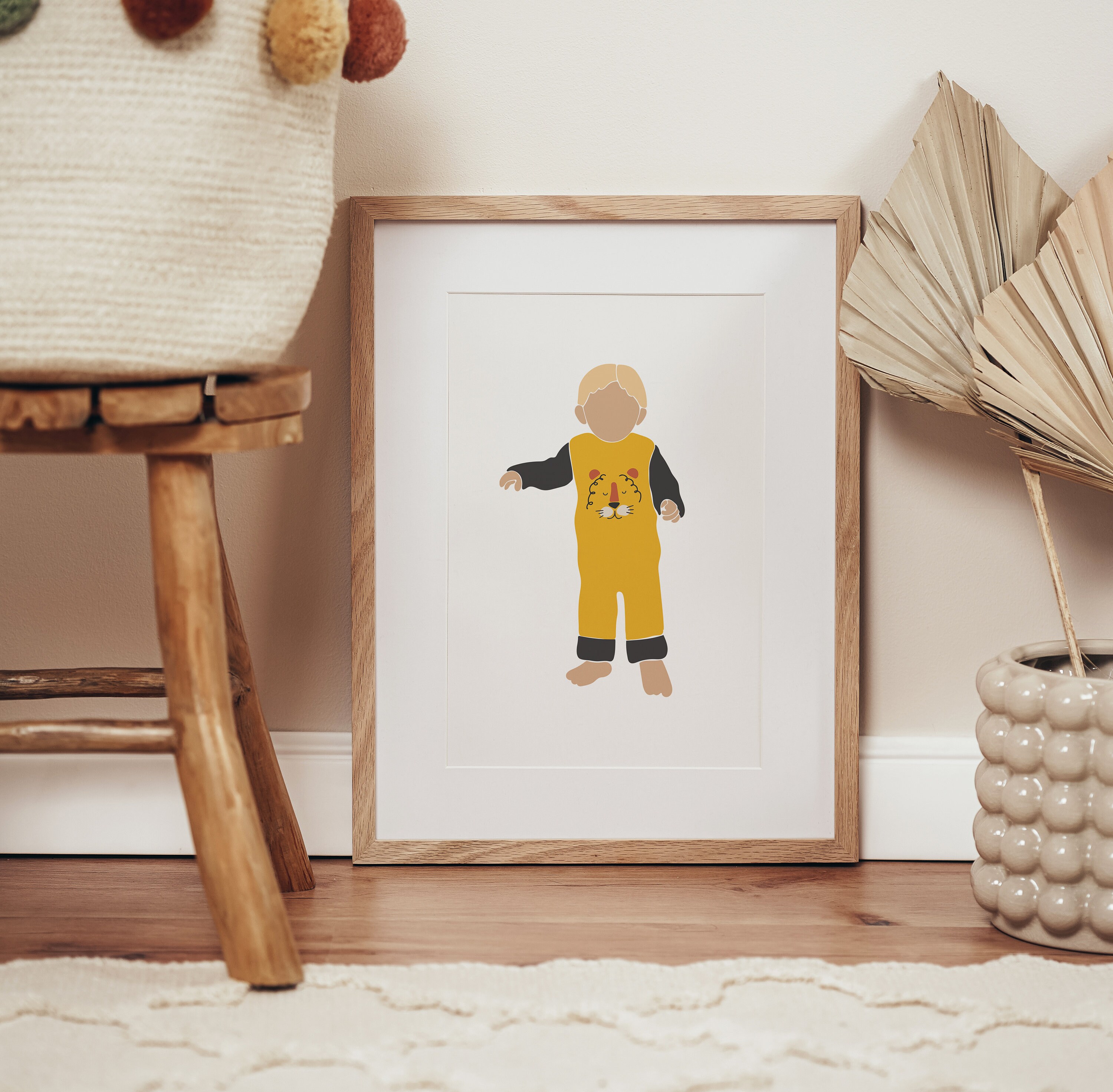 Little Boy Wall Poster Boy Silhouette Poster Printable - Etsy