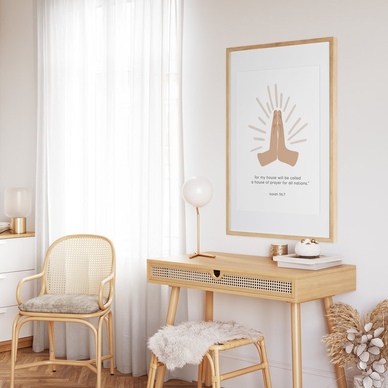 Bible Verse Wall Print Christian Poster Art Prayer Digital - Etsy