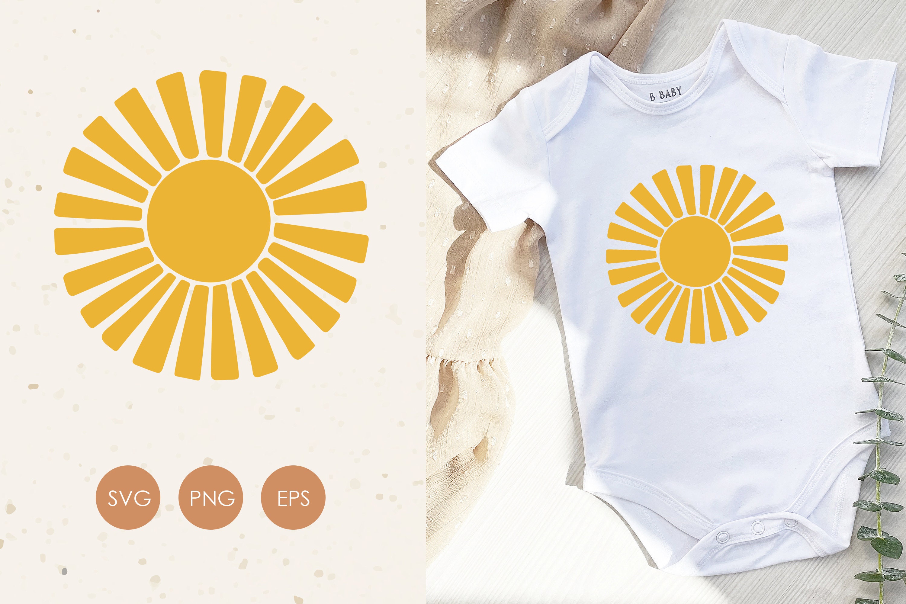 COMMERCIAL USE Sun SVG Baby Sun Svg Instant Download - Etsy UK