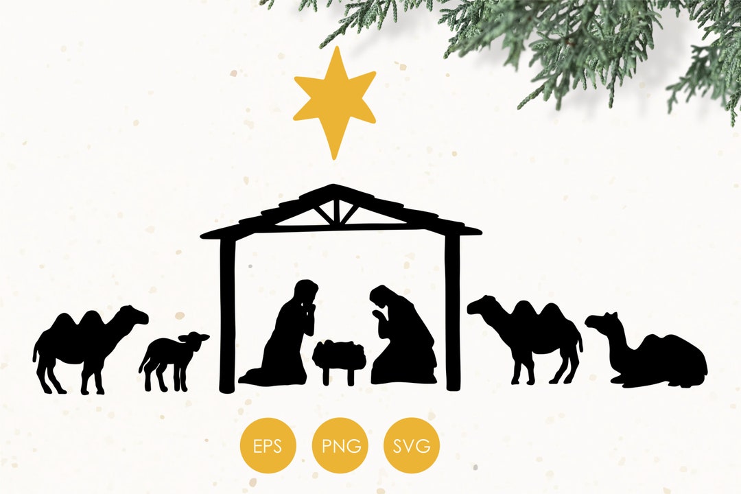 Bethlehem SVG, Nativity Svg, Bethlehem Christmas File, Christmas ...