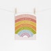 Positive Affirmations Poster, Rainbow Educational Poster, Kids Wall ...