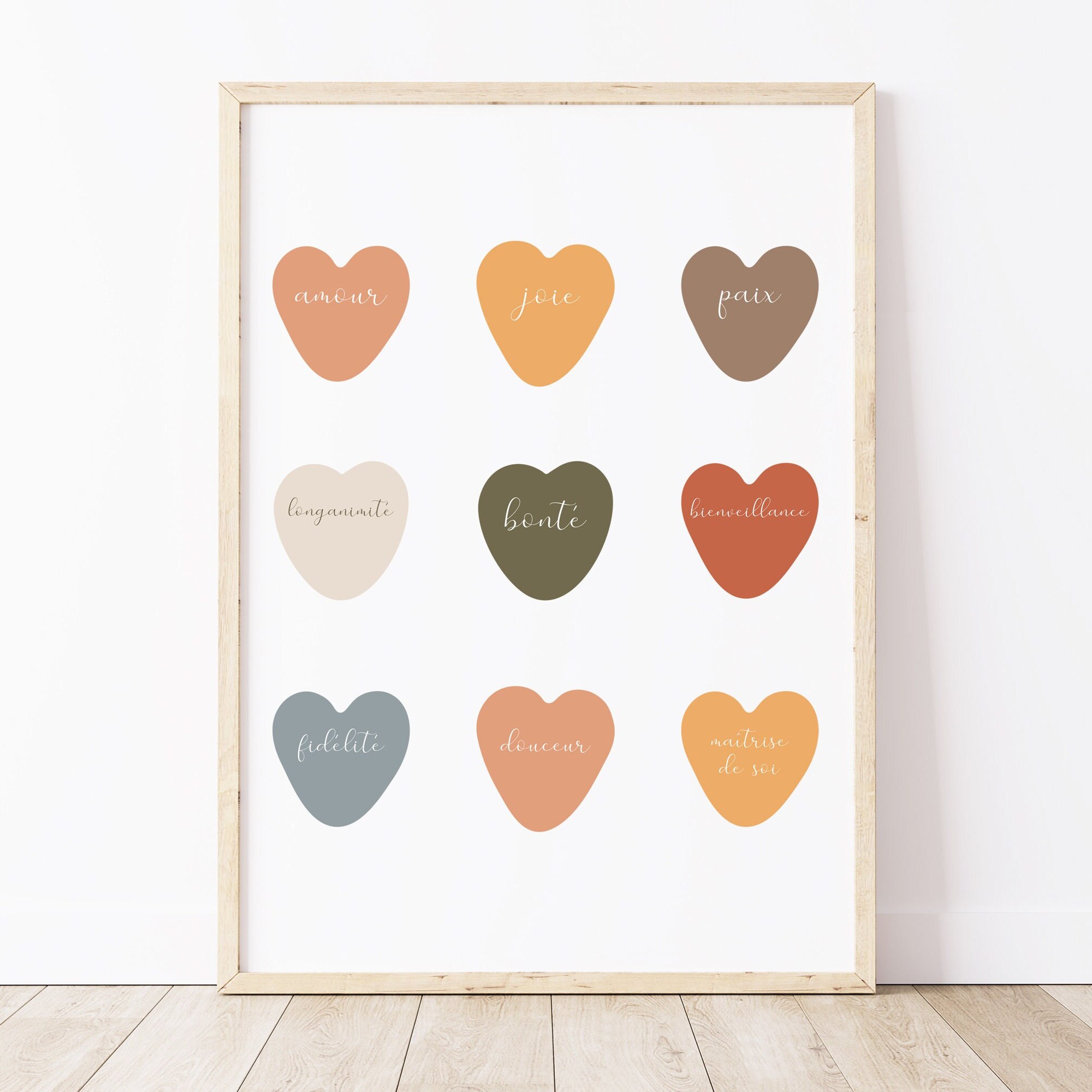 Fruit of the Spirit in French Wall Print Bible Verse Wall - Etsy