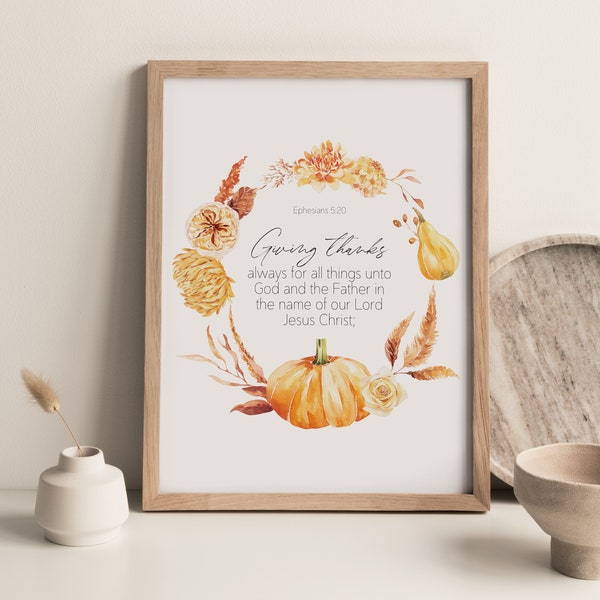 Fall Bible Verse - Etsy