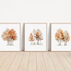 Give Thanks Poster, Bible Verse Print, Autumn Landscape, Pumpkin ...