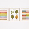 Set of 6 Educational Posters, Kids Wall Decor, Kindergarten Decor ...