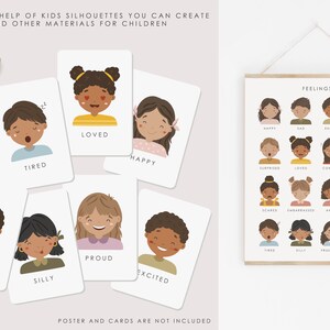 Kids Emotions Clipart, Emotions Clipart, Educational Illustration ...