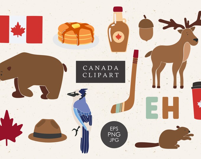 Canada Day Clipart, Canada Day PNG, Watercolor Clipart, 1st of July ...