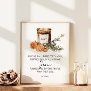 Set of 3 Christmas Posters, Holiday Wall Decor, Winter Landscape Poster ...