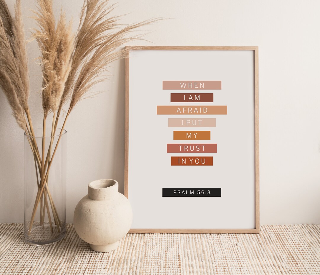 Christian Wall Print, Bible Verse Wall Poster, Biblical Wall Gift ...