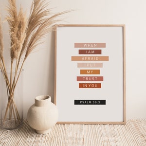 Christian Wall Print, Bible Verse Wall Poster, Biblical Wall Gift ...