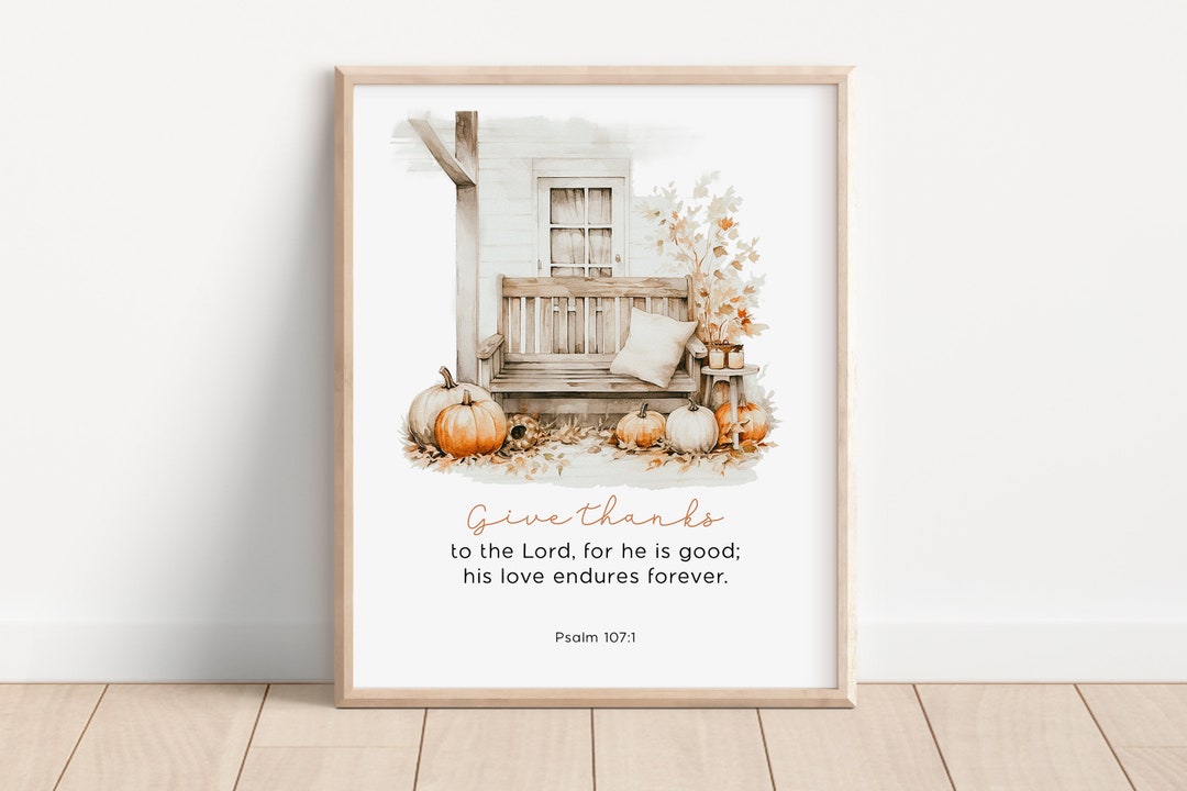 Autumn Poster, Landscape Wall Print, Autumn Landscape, Pumpkin ...