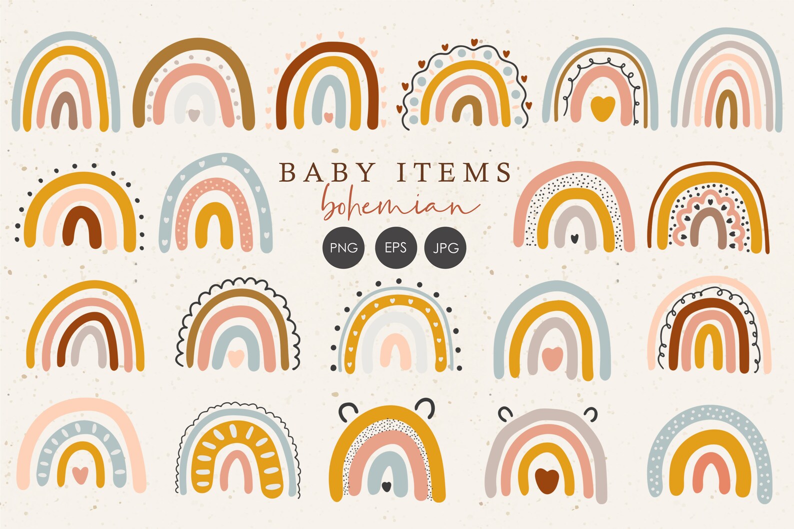 Baby Cliparts Bundle, Digital Download, Kids Elements, Baby Bundle ...