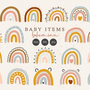 Baby Cliparts Bundle, Digital Download, Kids Elements, Baby Bundle ...